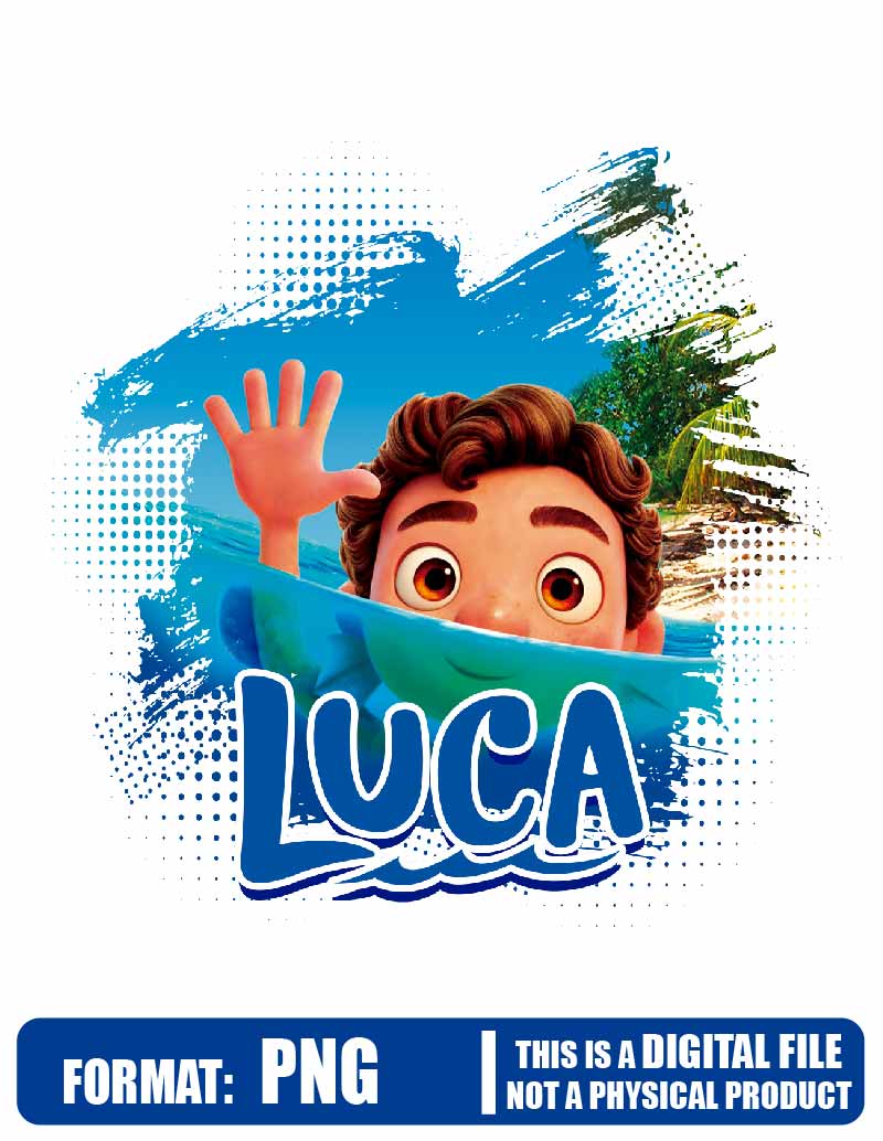 Luca Grunge Disney High Resolution Png Clip Art Sublimation